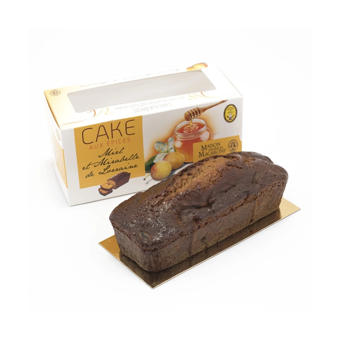 Cake with spices, honey and candied mirabelle plums (400g) | Sisters ...