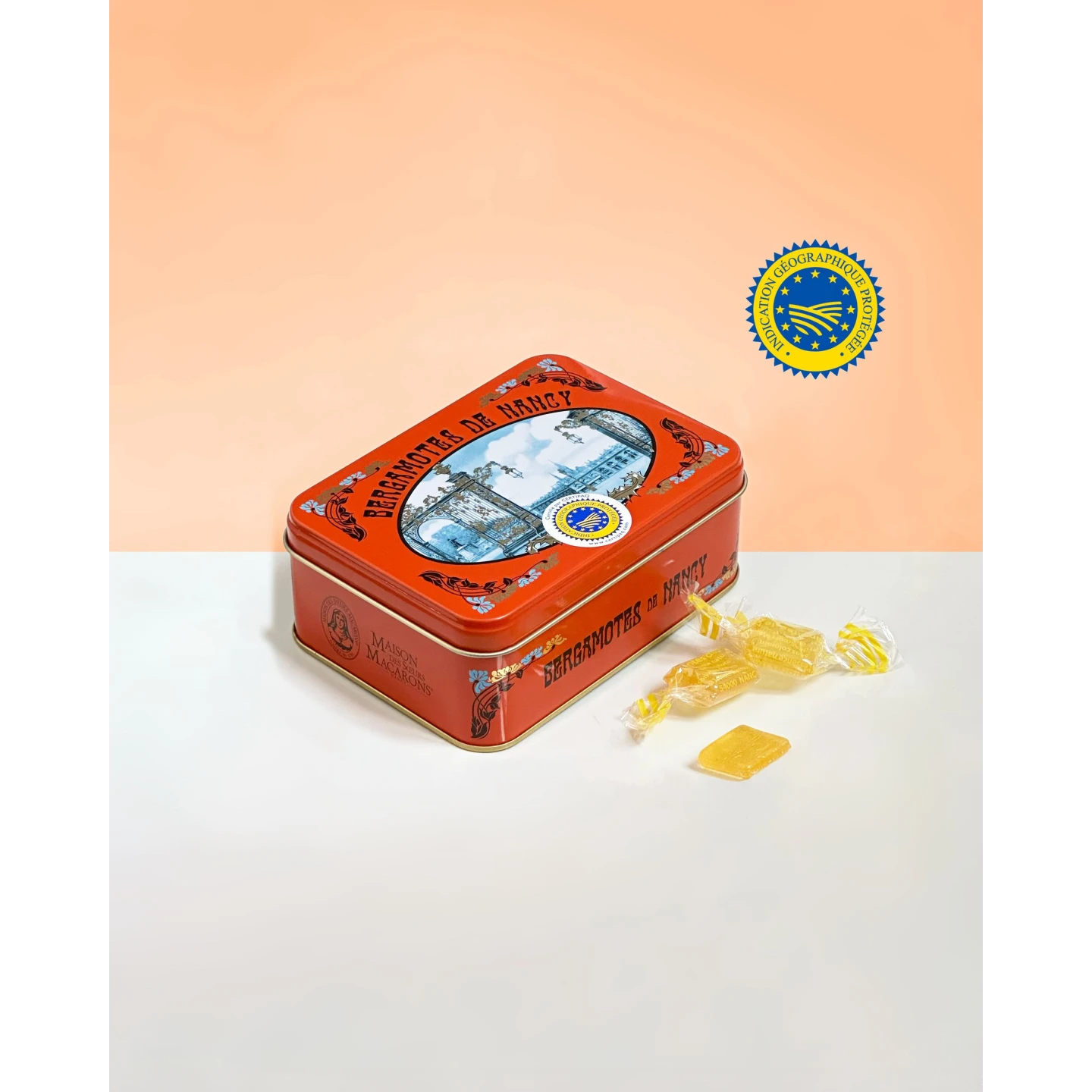Bergamotes label IGP boîte métal (150 g) | Soeurs Macarons