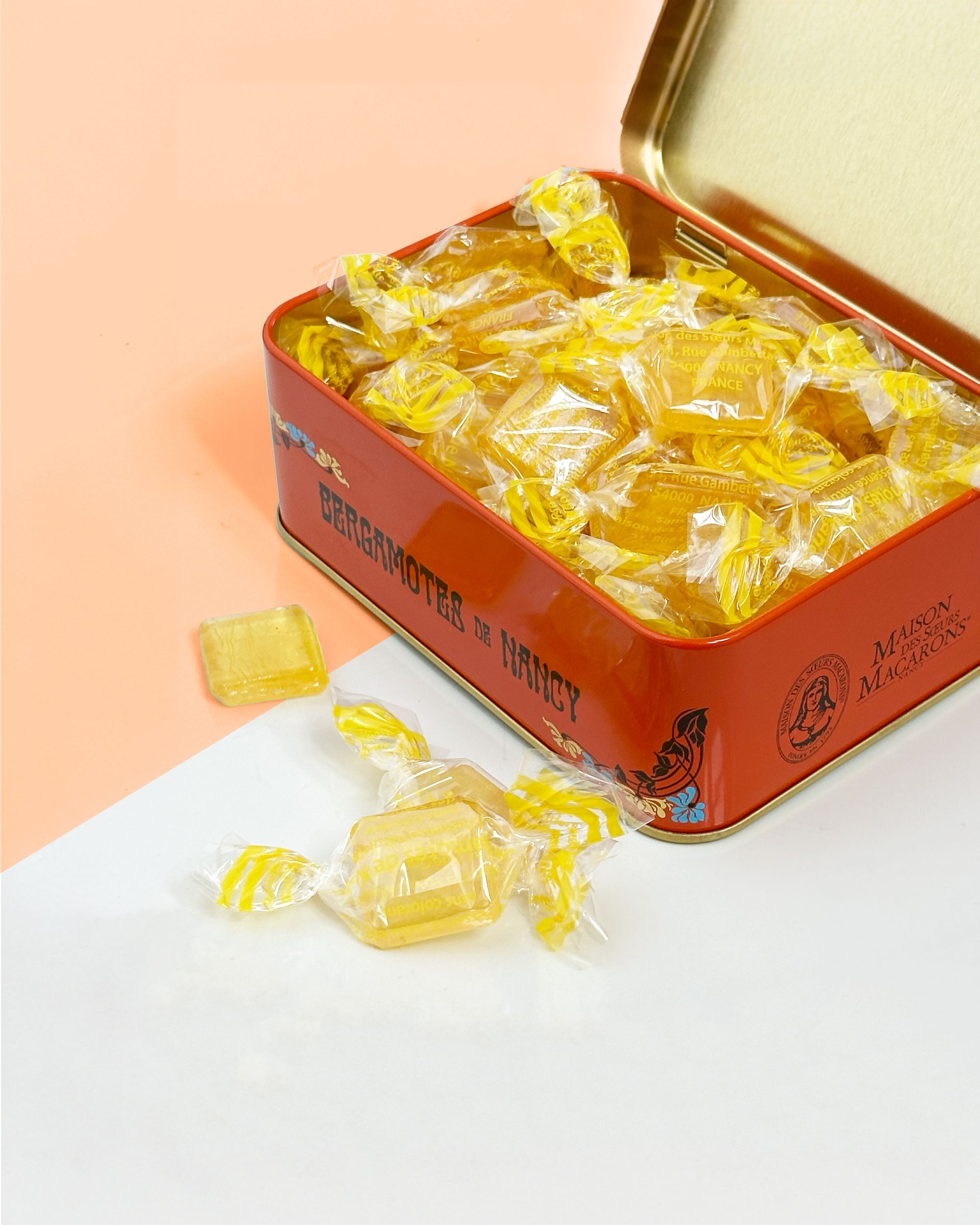 Bergamotes label IGP boîte métal (150 g) | Soeurs Macarons